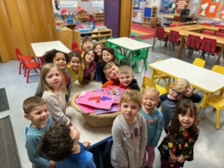 Preschool Pals make Valentines for church congregation – A&HT Preschool
